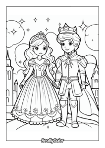 printable princess coloring pages - Jenny Printable